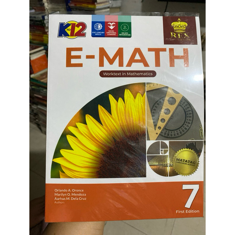 E-MATH 7 worktext in Mathematics (2024) first edition | Shopee Philippines