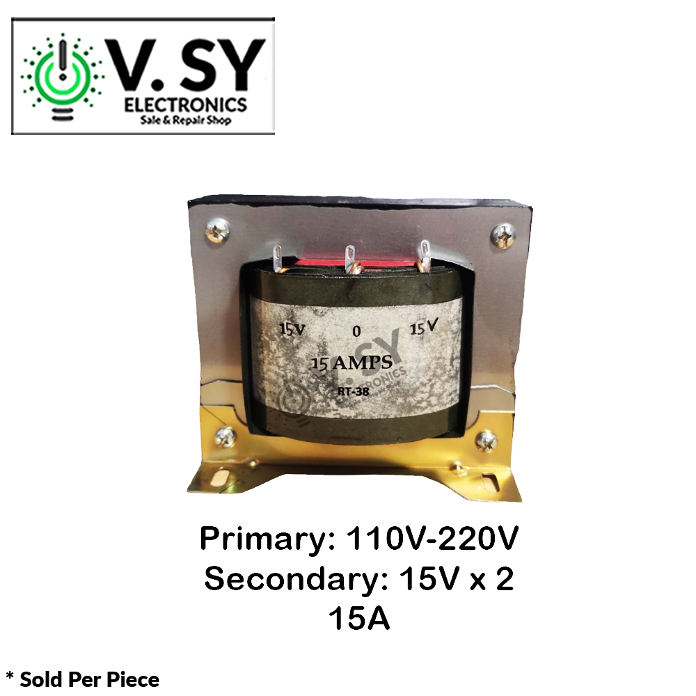 Transformer 15A/30A 110v-220VAC to 15V AC Center Tap 15V stepdown ...