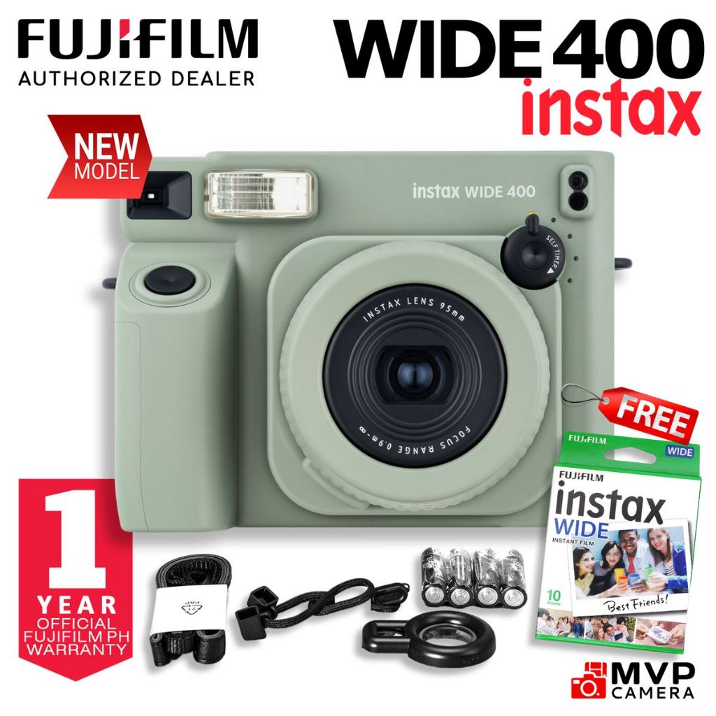 [AUTHORIZED PH] Fujifilm Fuji INSTAX WIDE 400 Instant Film Camera MVP ...