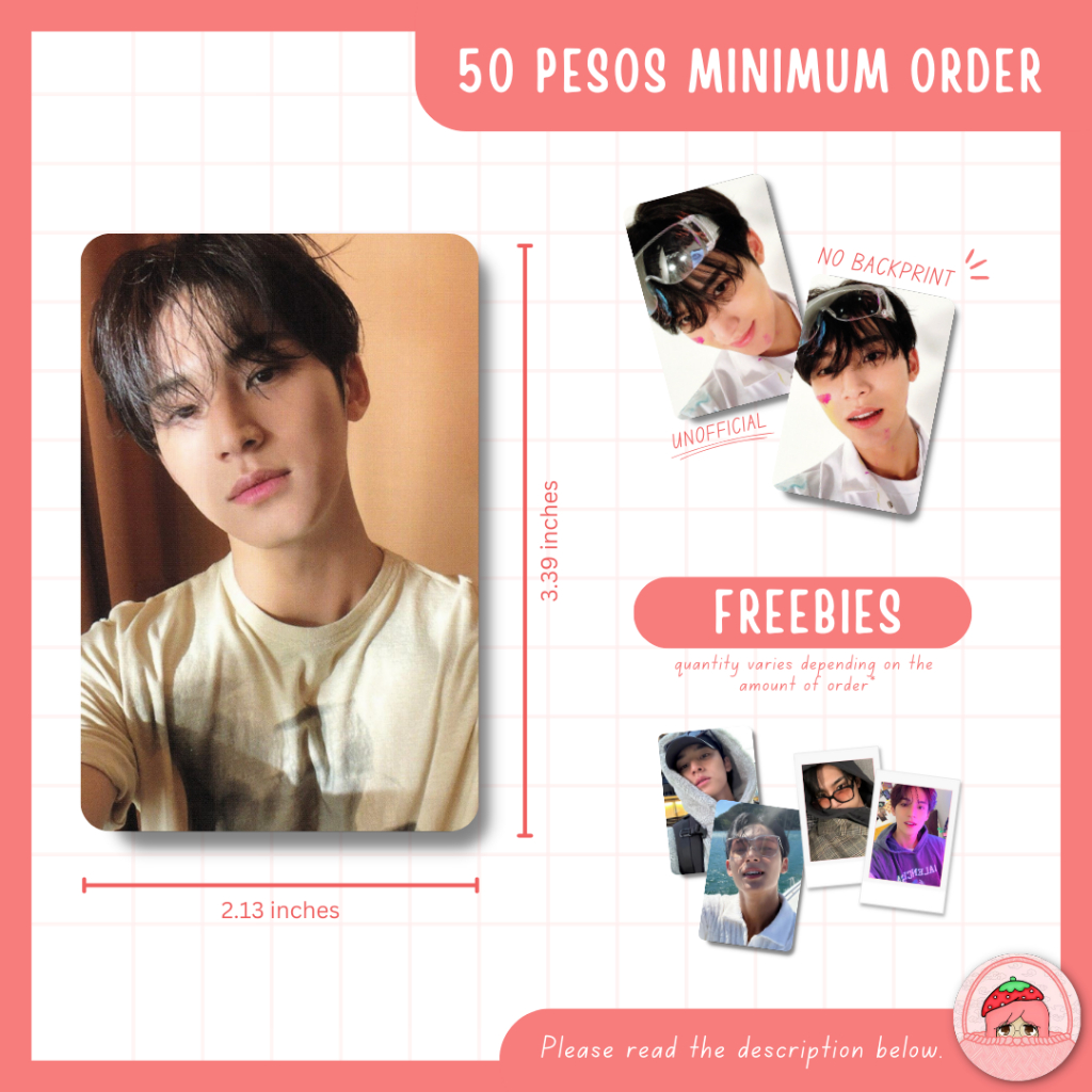 MINGYU FACE THE SUN CARAT VERSION PC PHOTOCARD UNOFFICIAL FANMADE PRINT ...