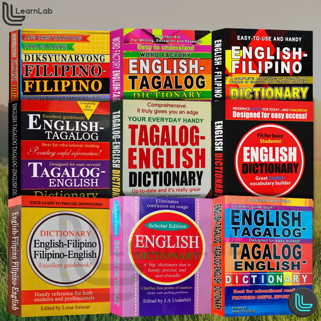 DICTIONARY COLLECTION Tagalog - English - Filipino - Filipino ...
