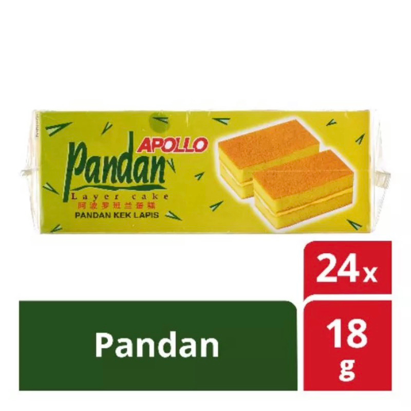 Apollo Layer Cake Pandan 432g | Shopee Philippines