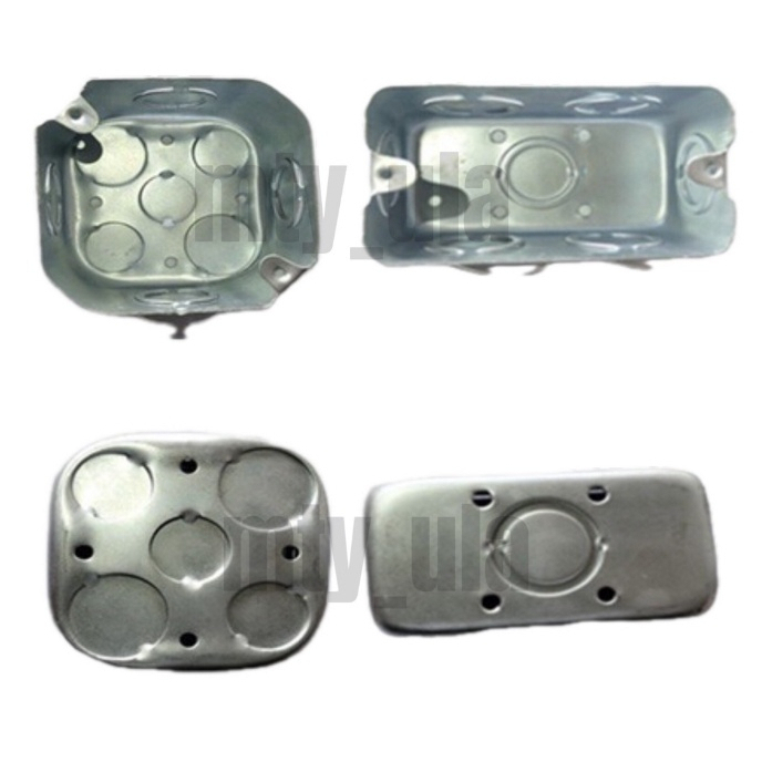 PVC Metal Junction Box 4 x 4 or Utility Box 4 x 2 | Shopee Philippines