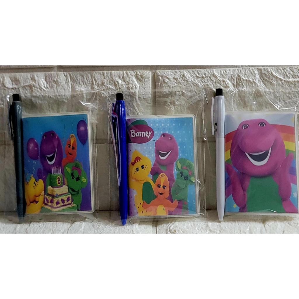 BARNEY THEMED MINI-NOTEBOOK PARTY GIVEAWAYS / FAVORS | Shopee Philippines