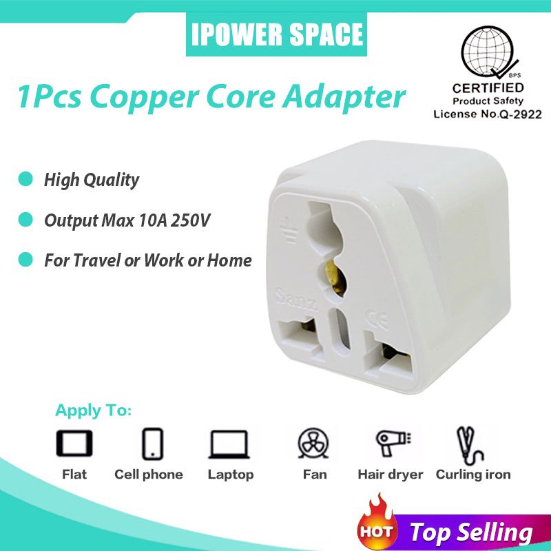 1Pcs 10A/250V Adaptor Universal Travel Adaptor China to Philippine ...