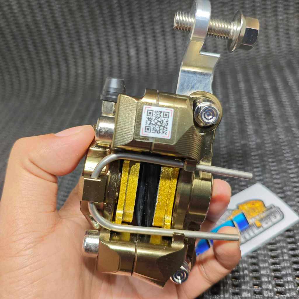 ️DORAEMON CALIPER WITH BRACKET FOR WAVE 125 , XRM, MIO (20A COPY ...