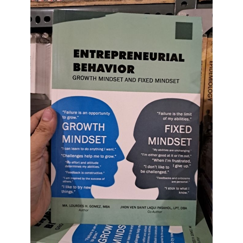 Entrepreneurial Behavior Growth Mindset and Fixed Mindset 2024© Brand ...