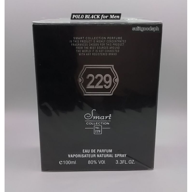 SMART COLLECTION PERFUME NO. 229 FOR MEN 100 ML EDP | Shopee Philippines