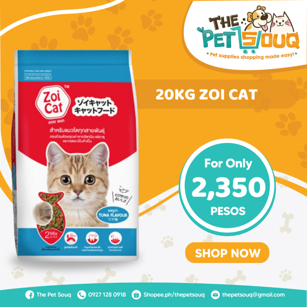 20KG ZOI CAT DRY FOOD | Shopee Philippines