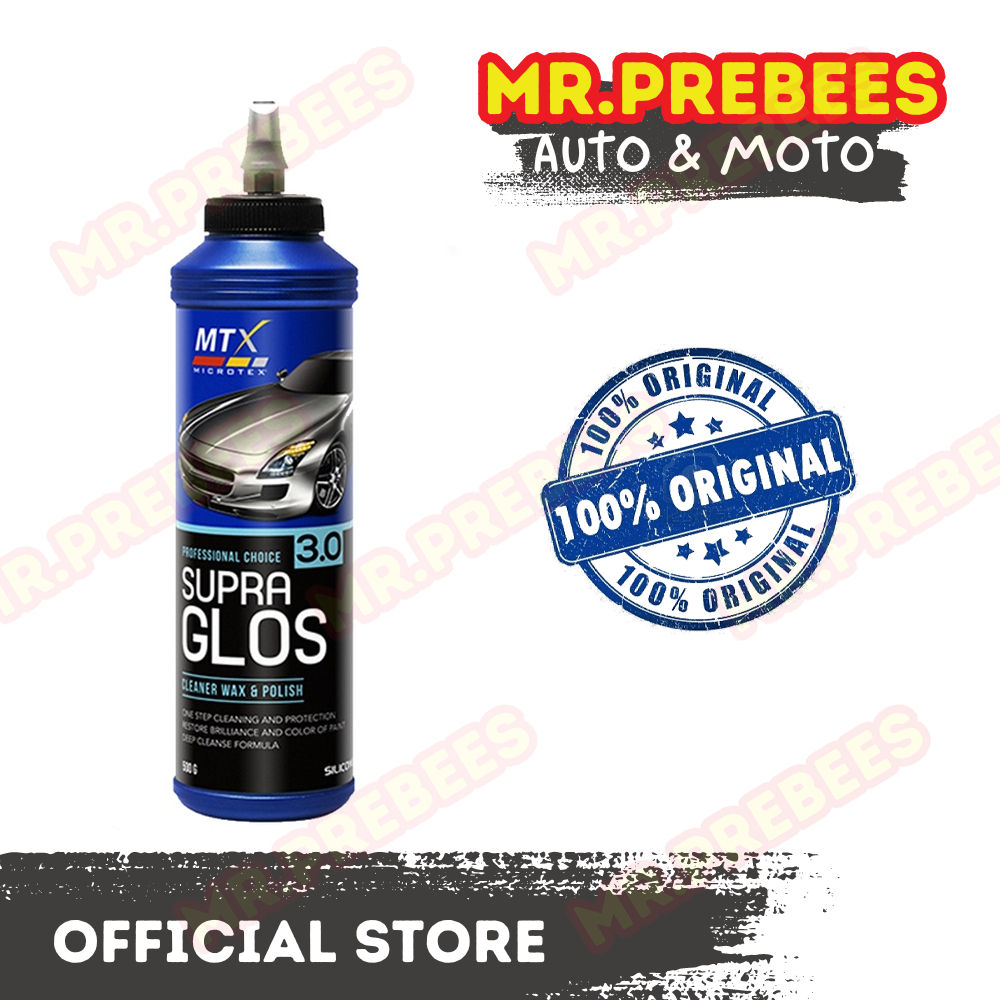 MICROTEX MTX SupraGLOS (Cleaner Wax & Polish) 500g ~ 1000g | Shopee ...