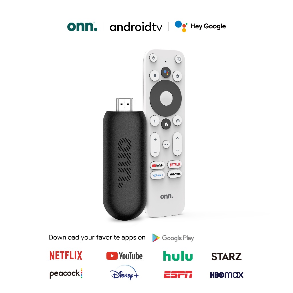 Onn Android TV 2K FHD Streaming Stick Black | Shopee Philippines