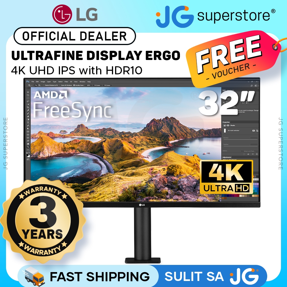 LG 32UN880-B 32" UltraFine IPS 60Hz 4K UHD HDR10 Monitor HDMI ...