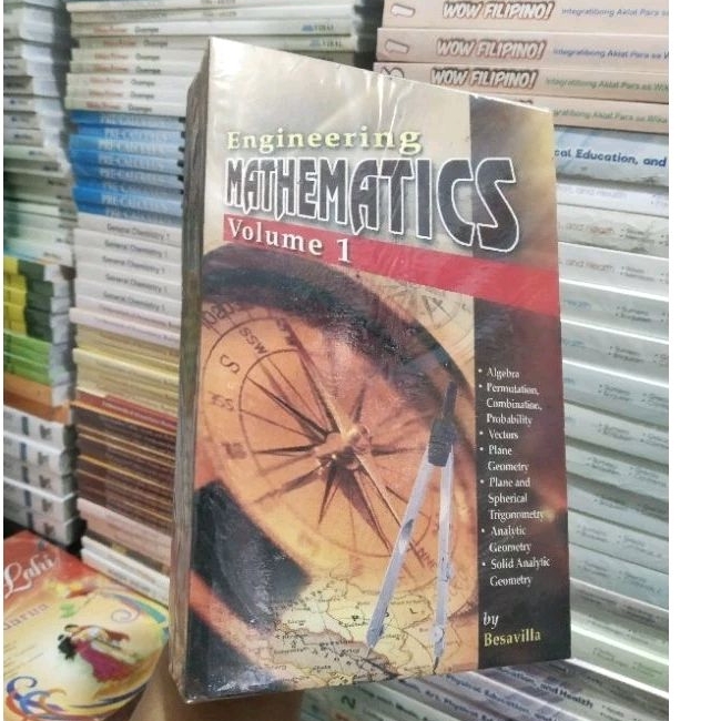 ENGINEERING MATHEMATICS VOLUME 1 BY. BESAVILLA | Shopee Philippines