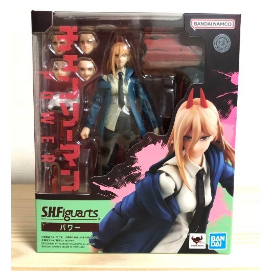 BANDAI SPIRITS S.H.Figuarts Chainsaw Man Power Approx. 145mm PVC & ABS ...