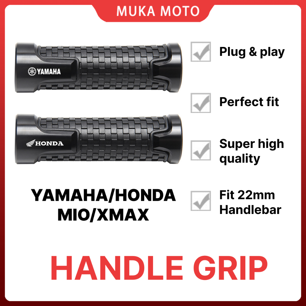 Yamaha&Honda Mio Handle Grip RCB Motorcycle Hand Grip Universal Bar ...