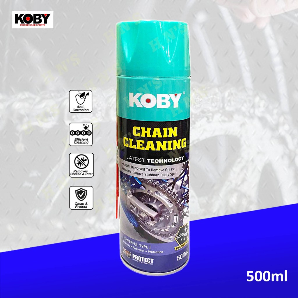 Koby Chain Cleaning Strong Penetration and Anti-Rust 500ml | Shopee ...