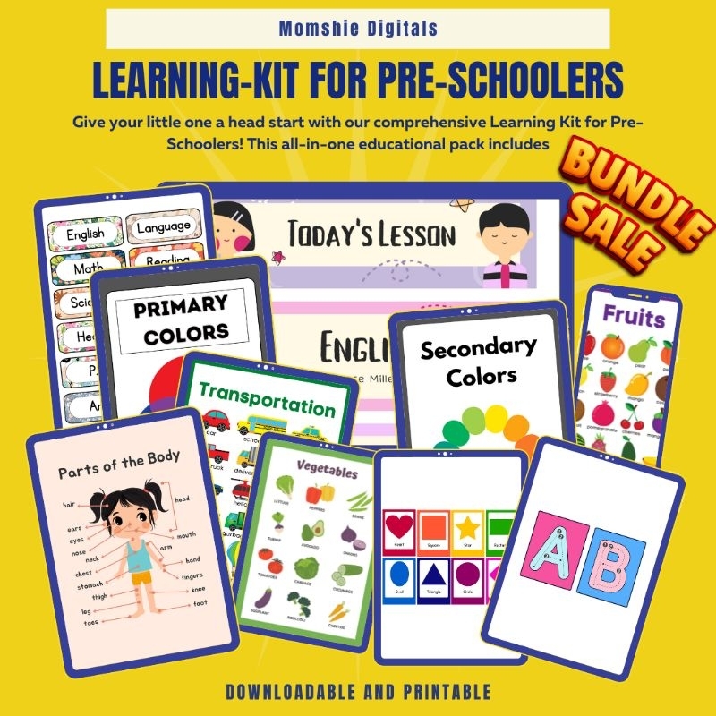 Learning-Kit Preschoolers | Shopee Philippines