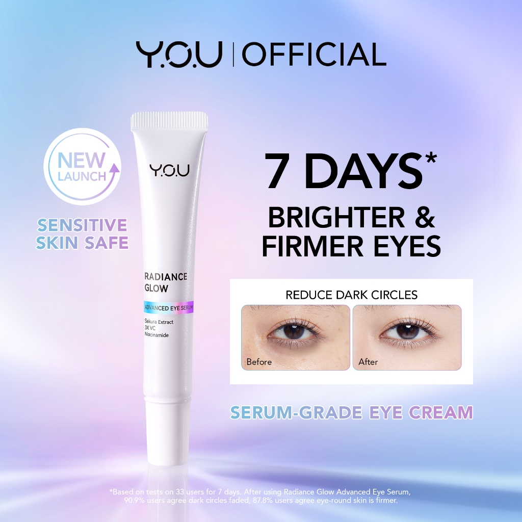 Y.O.U Radiance Glow Advanced Eye Serum | Reduce Dark Circles | Brighten ...