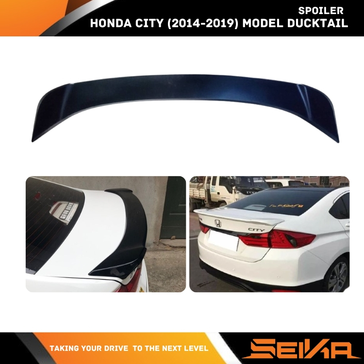 Honda City Spoiler, 2014-2019, Ducktail Spoiler, car accessories ...
