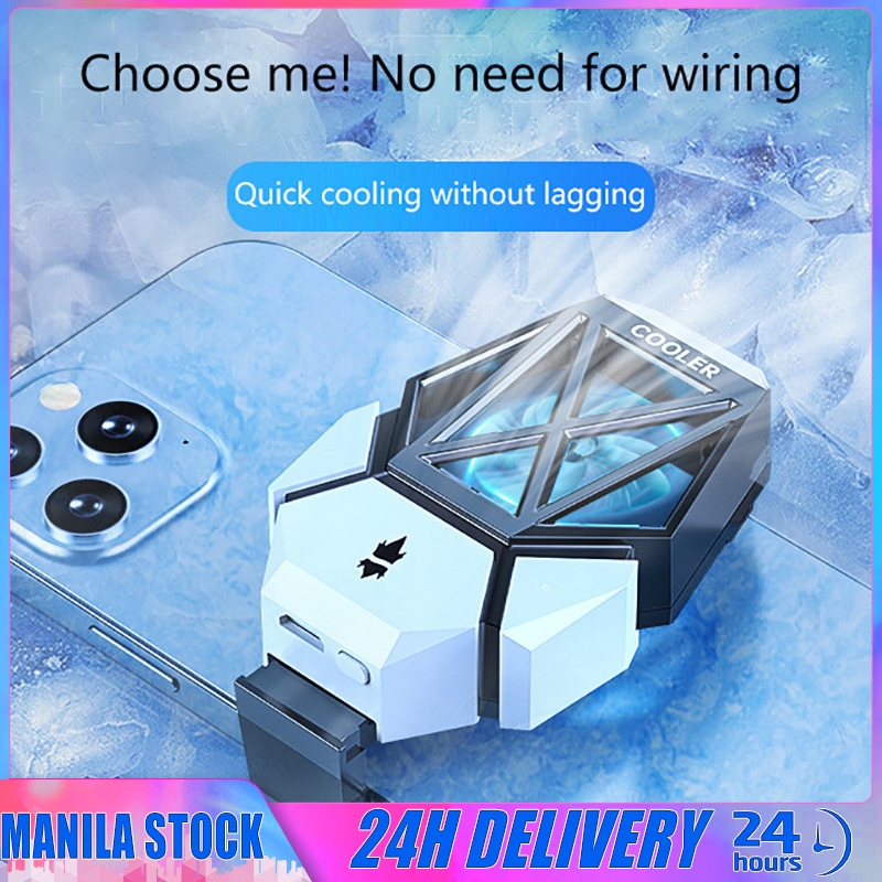 BlueWow Dy08 Universal Mini Mobile Phone Cooling Fan Radiator Turbo ...