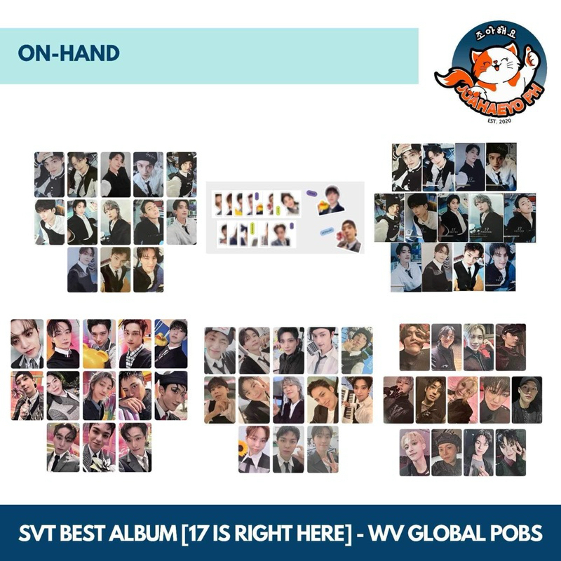 [ON-HAND] SEVENTEEN BEST ALBUM - 17 IS RIGHT HERE WEVERSE POB PC TINGI | Shopee Philippines