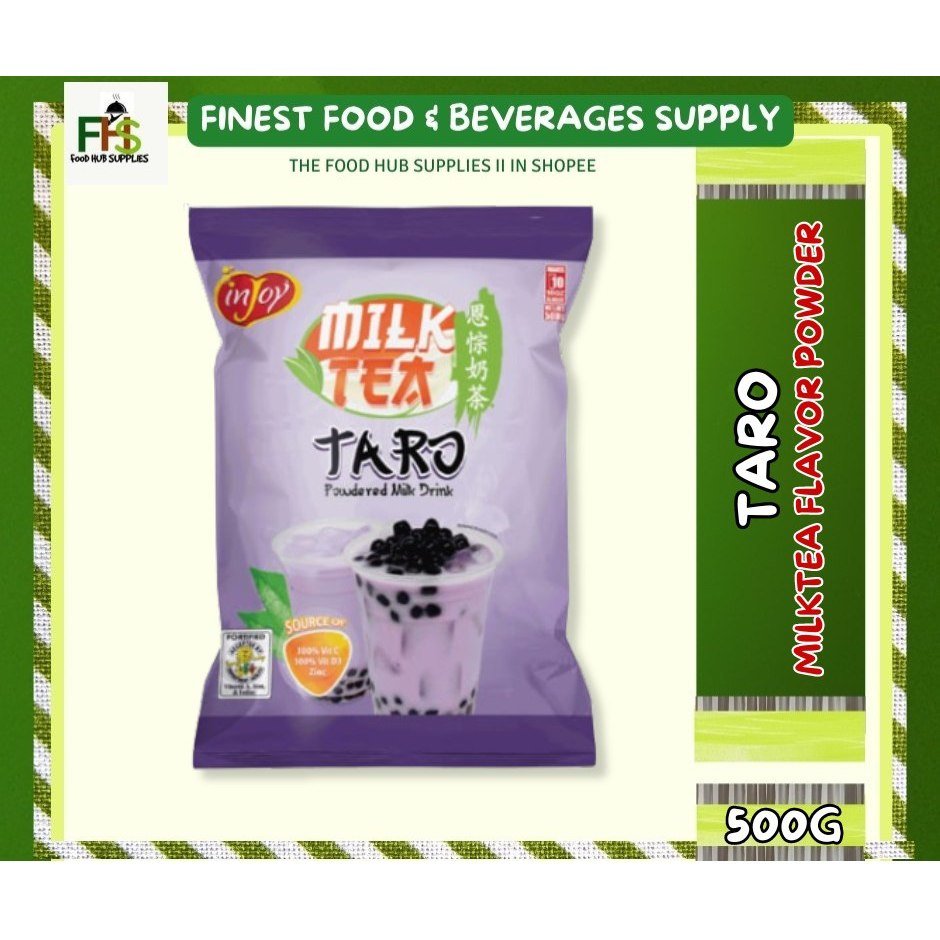 InJoy Milk Tea Flavored Powder Taro 500G | Shopee Philippines
