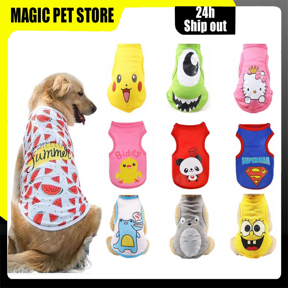 Pet Dog Clothes cat Puppy Clothes Dog Clothes Dog Summer Clothes Pet ...