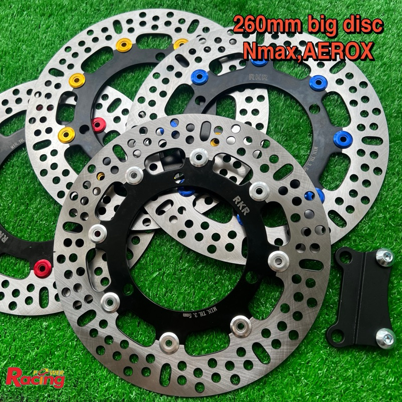 big disc brake 260mm Nmax aerox v1 v2 front 230mm rear no floating | Shopee Philippines