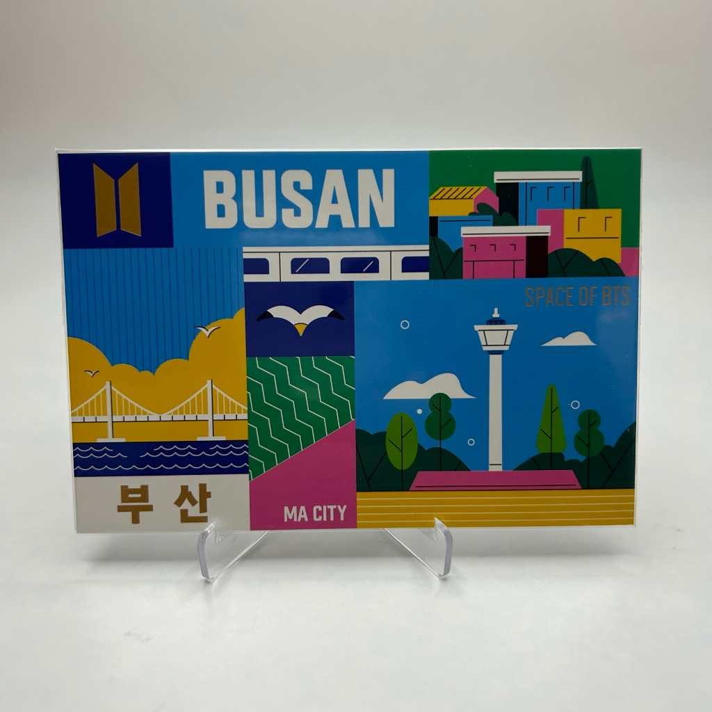 BTS POP-UP Postcard - SPACE OF BTS IN BUSAN - KPOP | Shopee Philippines