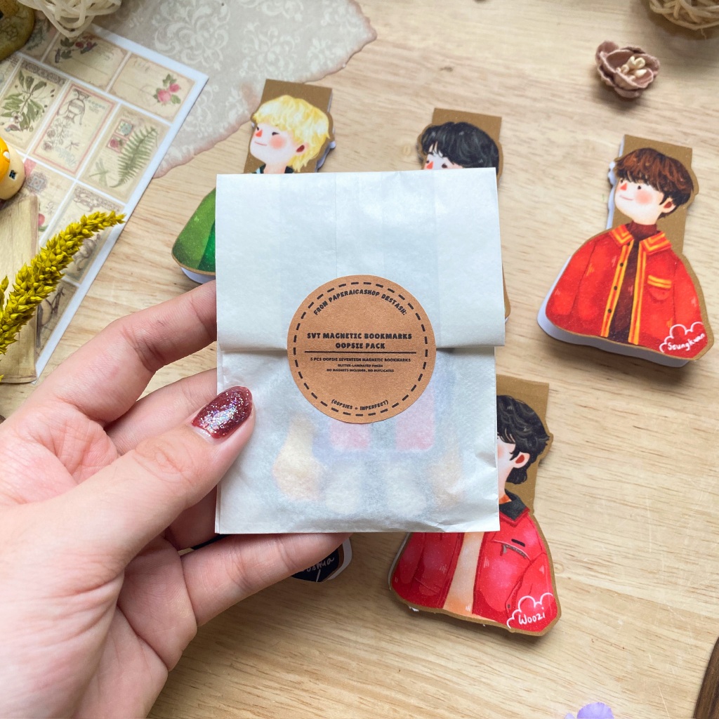 SVT Magnetic Bookmark Oopsie Pack, Bookmark Oopsie Pack, Cute Bookmarks ...