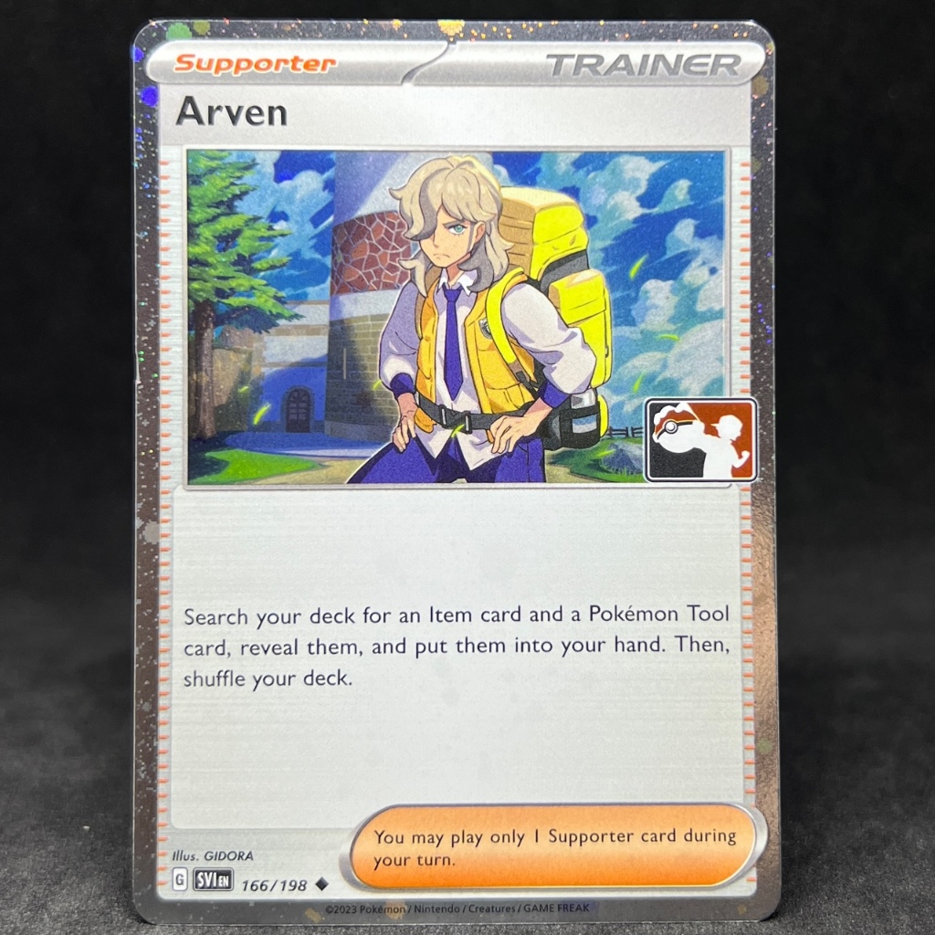 Pokemon TCG Arven 166/198 Stamped Holo 2024 Play Prize Pack Series 4 ...