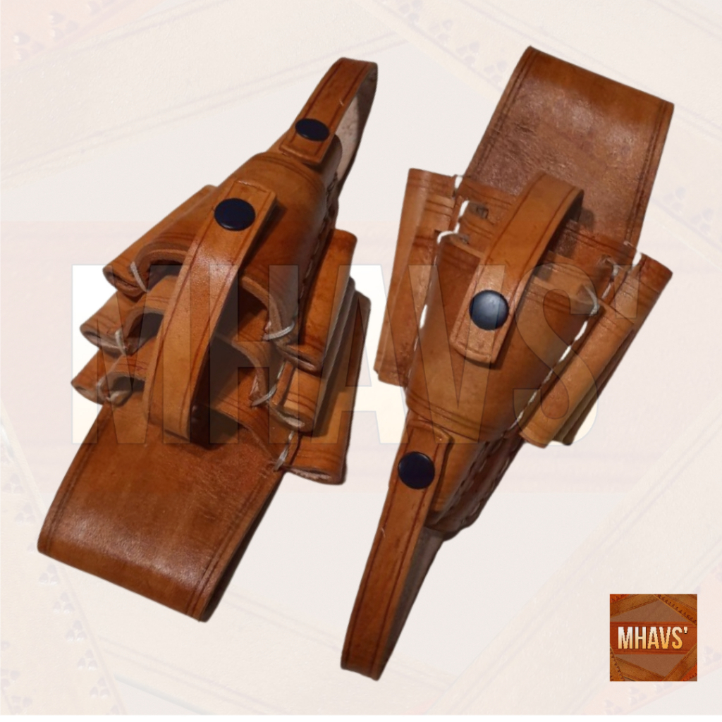 (MHAVS LEATHER WORKS) Mario's Original Pure Leather Electrician Holster ...