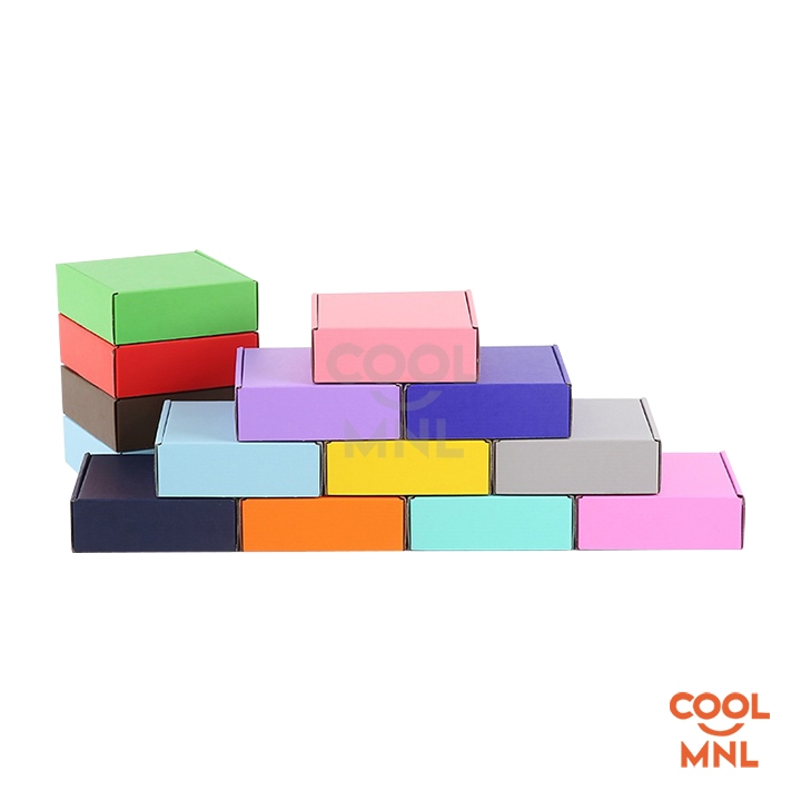 Colored Plain Carton Corrugated Box Gift Box | Shopee Philippines