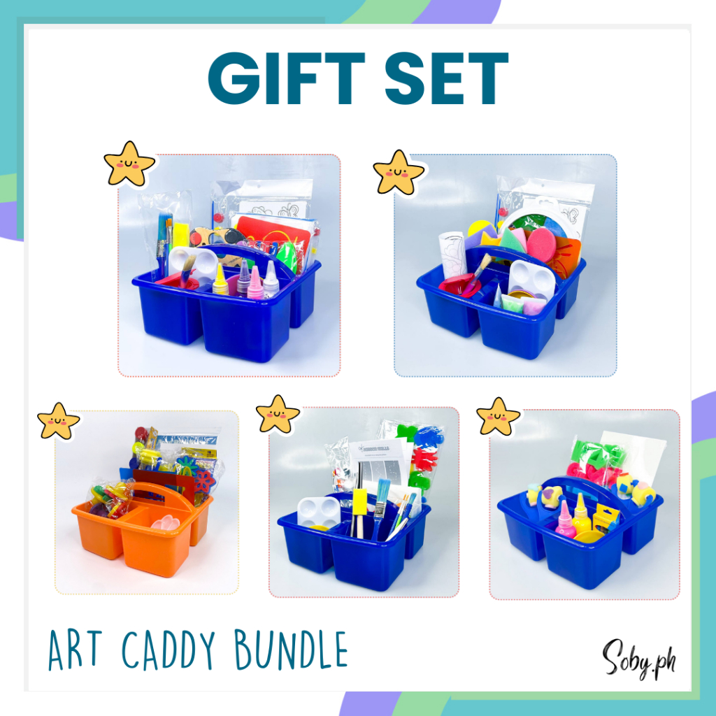 SOBY PH - Personalized Art Caddy Set Bundle Art Supplies Kiddy Art ...