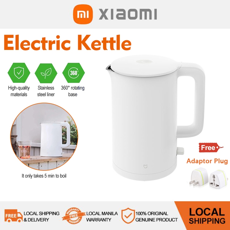 Xiaomi Mijia Electric Kettle 1A/N1 304 Stainless Steel 1.5L Dual Layer ...