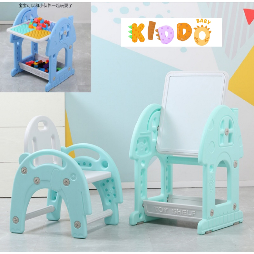 Mambobaby 3in1 Building Blocks Table Writing Board Drawing Board With ...
