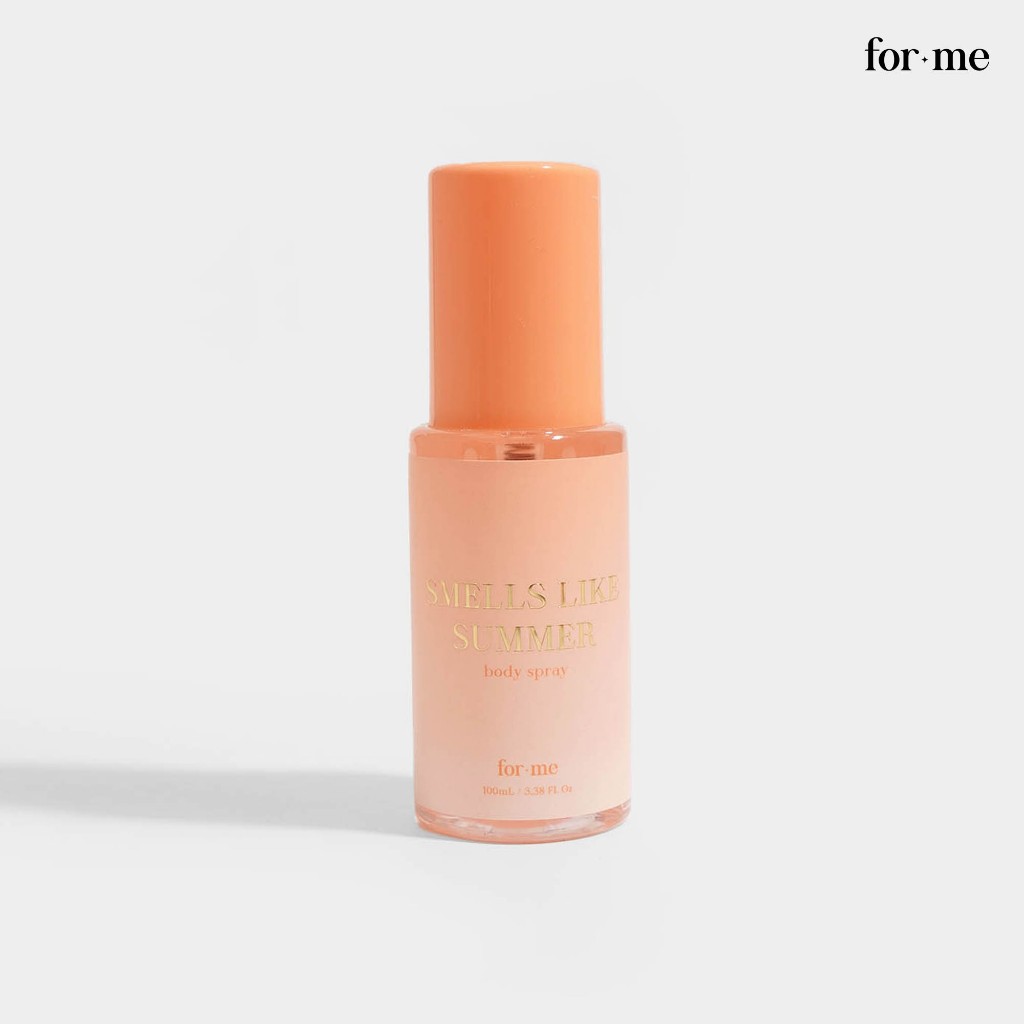 ForMe Smells Like Summer Body Spray For Women 100ML (Peach) | Shopee ...