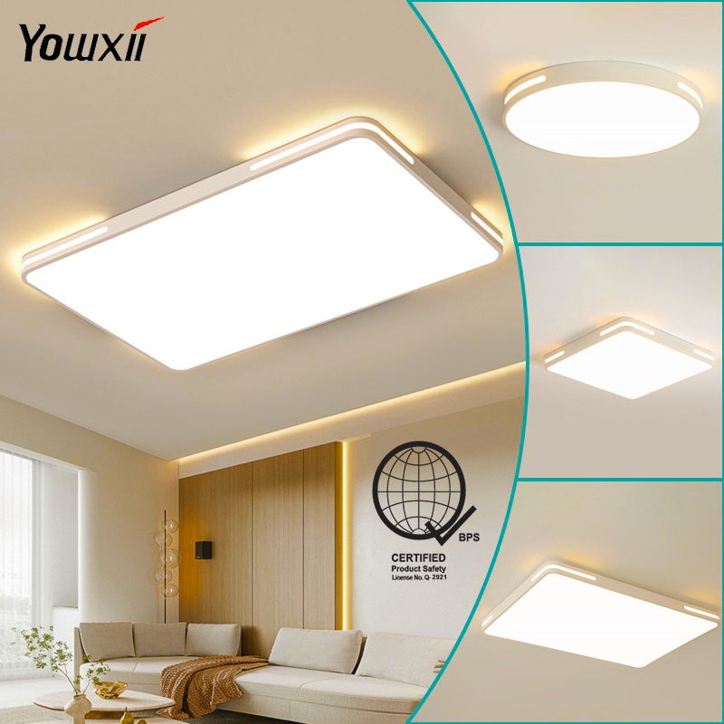 Yowxii Modern Tri Color Ceiling Lights LED Room Light For Bedroom ...