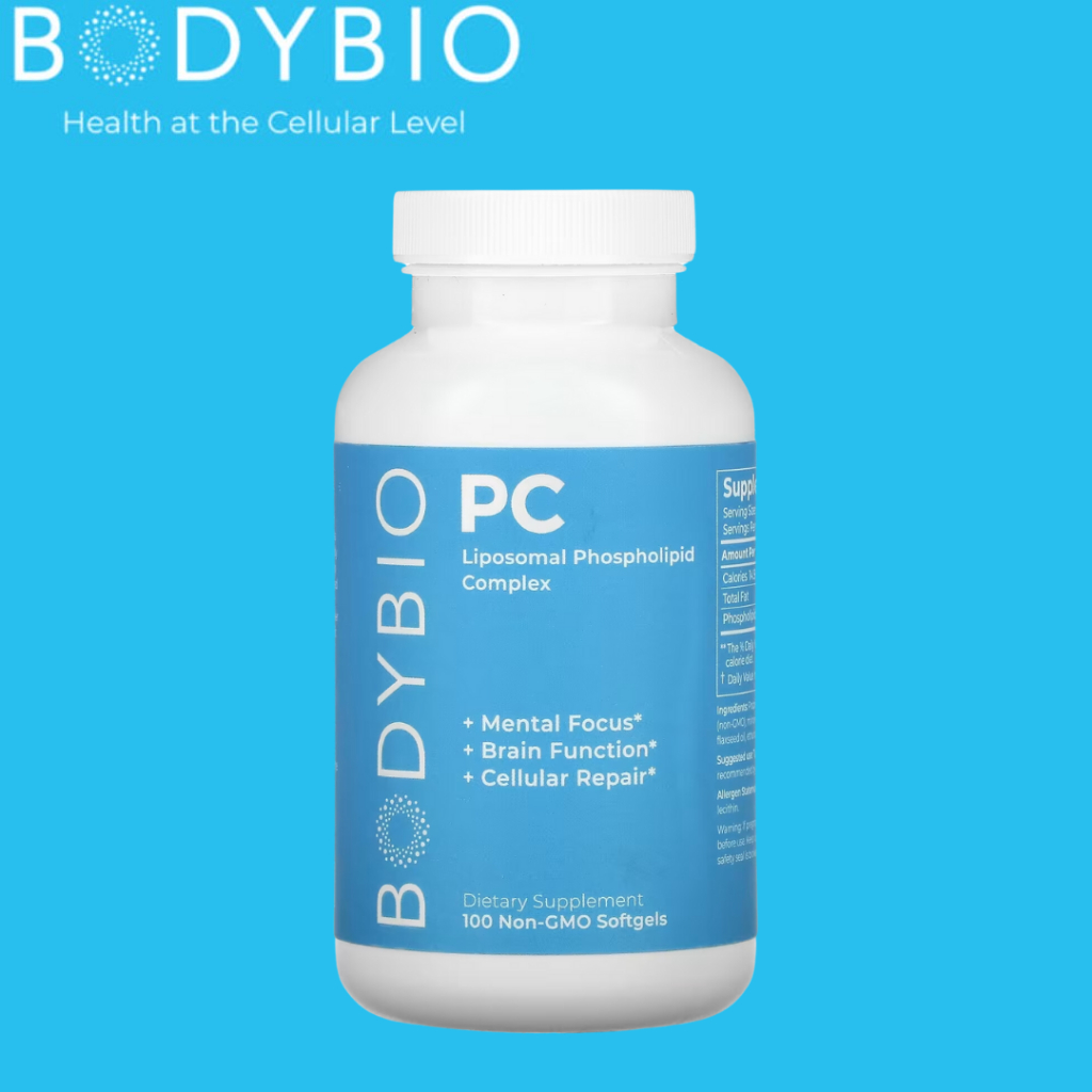 BodyBio | BodyBio, PC, Liposomal Phospholipid Complex, 100 Non-GMO ...