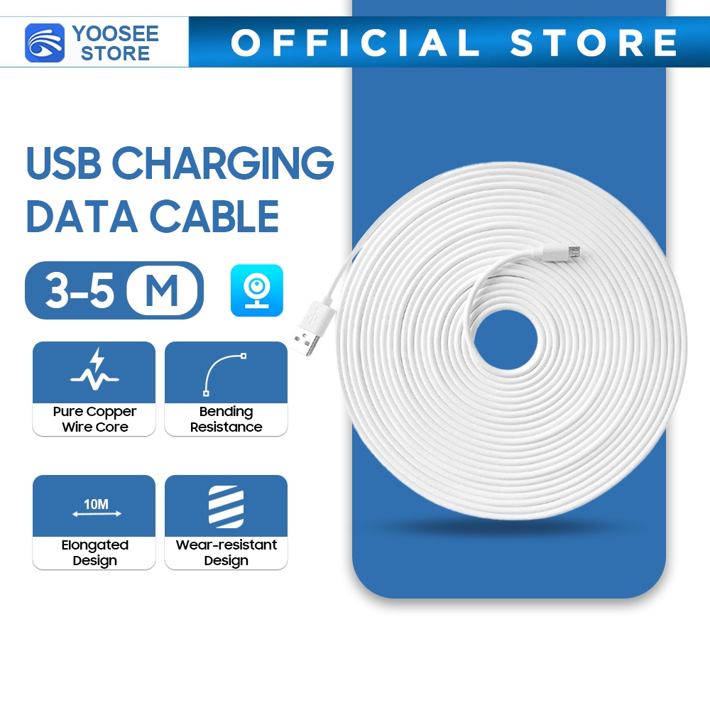 Extension Charging Cable for V380 Yoosee CCTV Camera Android Phone ...