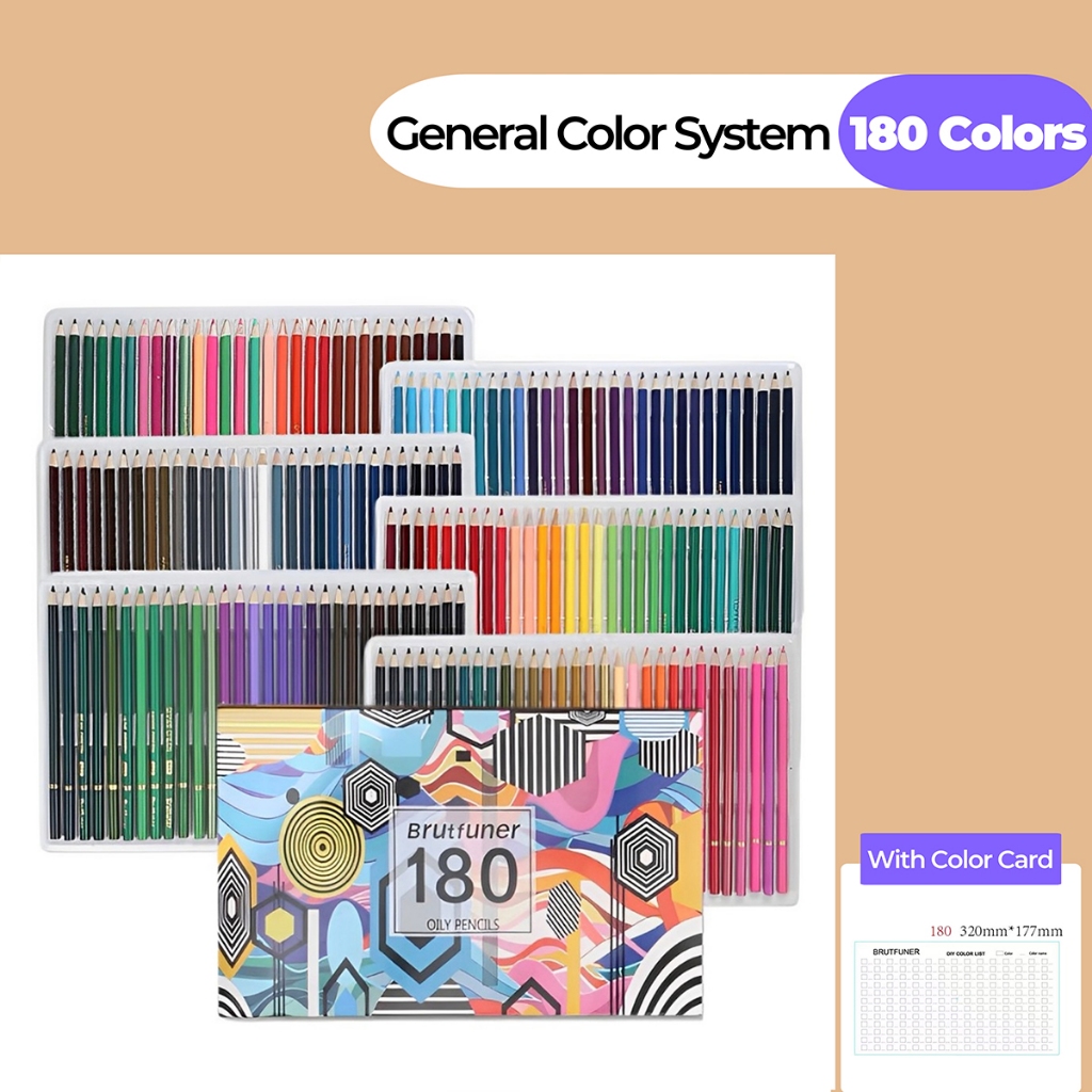 MW Brutfuner Color Pencils Set Art Drawing Colored Pencil Student ...