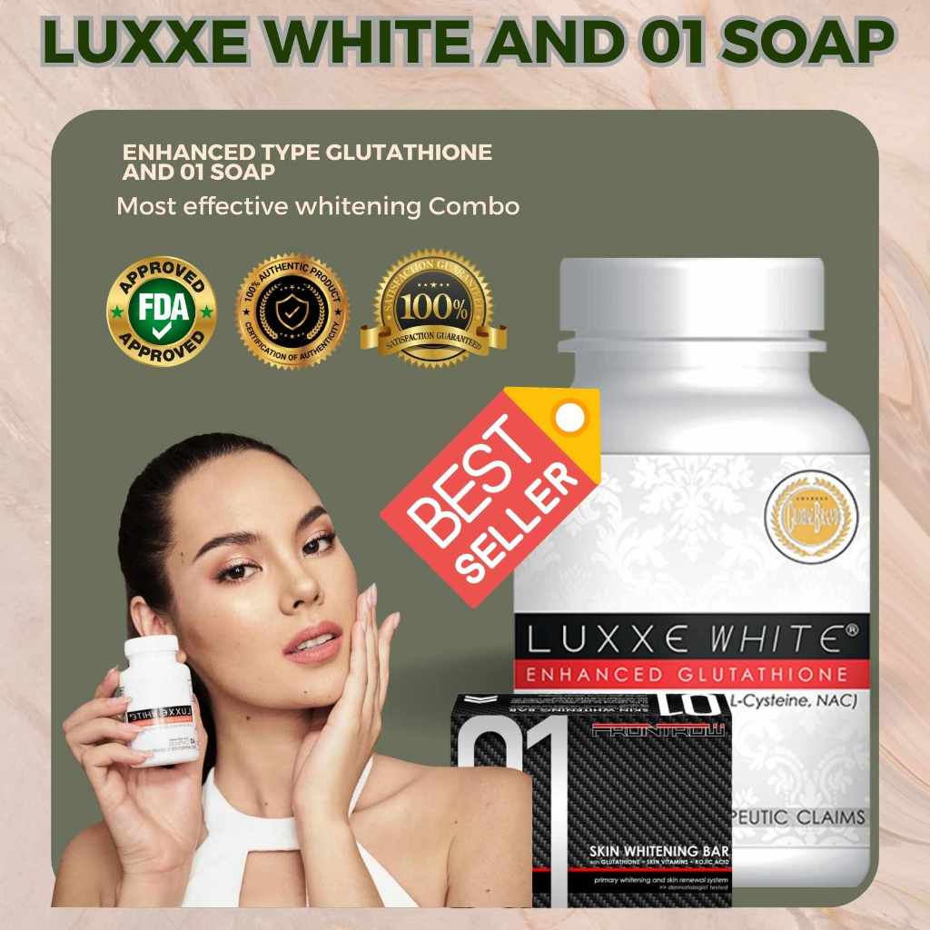 Frontrow Luxxe white enhanced Glutathione with 01 Luxxe Celebrity Soap ...