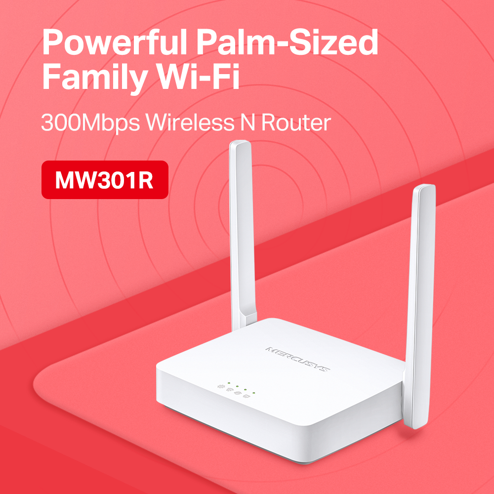 Mercusys MW301R 300Mbps Wireless N Router Two 5dBi Antennas | WiFi ...