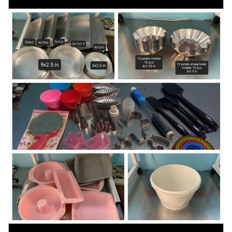 Decluttering Baking Pans and Bowl Assorted New/Used | Shopee Philippines