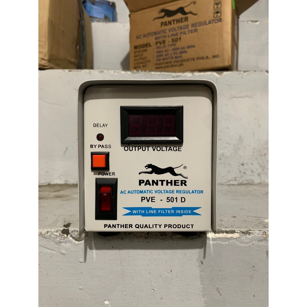 Panther PVE 501 D AVR Relay Type, Output 220V AC with 3-5 minutes Power ...