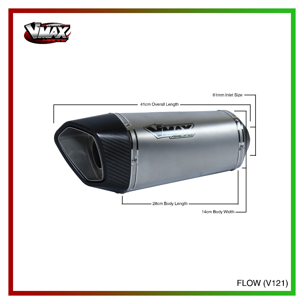 Vmax for Adventure Bikes (Canister Only) Motorcycle Muffler | Shopee ...