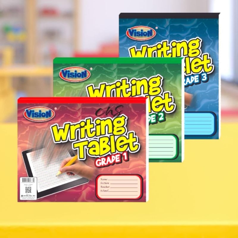Vision Writing Tablet Grade 1 to Grade 3 | Shopee Philippines