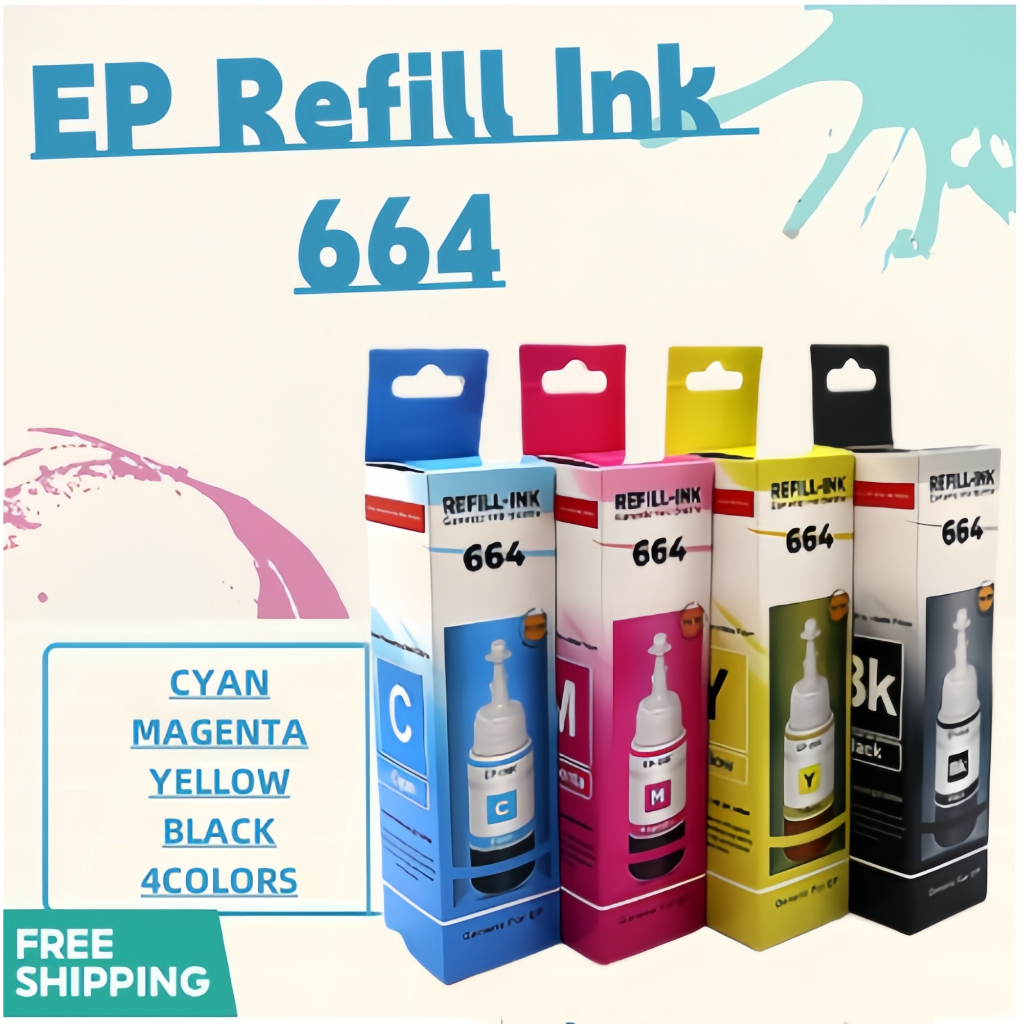 EP Refill Ink 664 for Printer L120 L360 L310 L130 L210 L220 L355 L358 ...