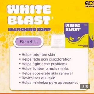 SCT UNLIMITED White Blast Soap Bleaching 10x Intense Whitening Alada ...