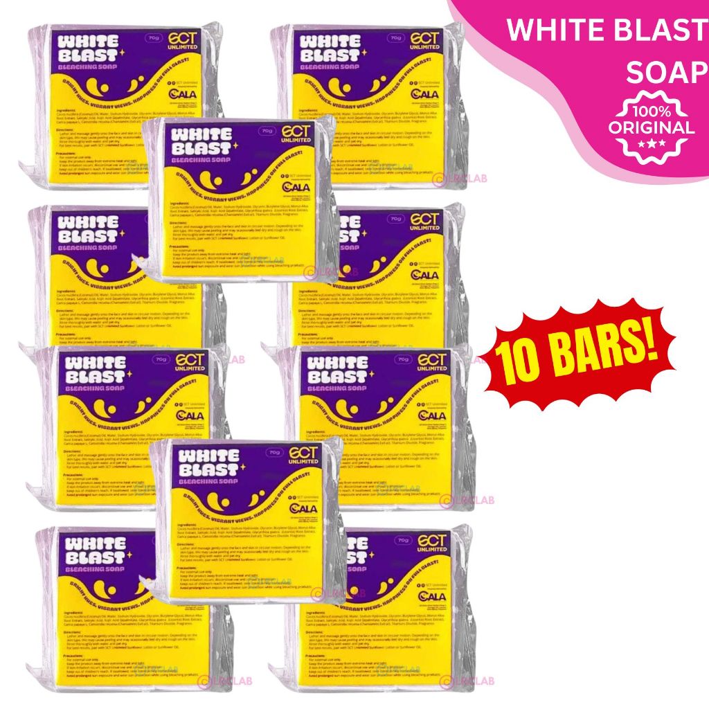 SCT Unlimited White Blast Bleaching Soap All Skin Types 70g White Blast ...